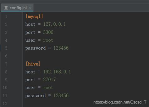 python config 配置 之 configparser 使用方法 config nfigparser