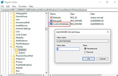 How To Enable Delete Confirmation Dialog On Windows 10 Saint