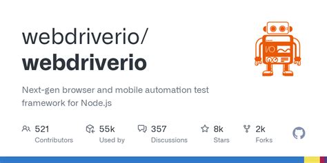 github webdriverio webdriverio next gen browser and mobile