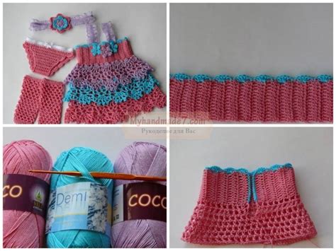Одежда для кукол крючком подробные схемы с описанием Handmade Дзен