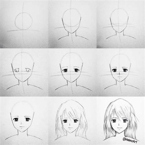 Step By Step Tutorial On How To Draw An Anime Manga Girl Anime