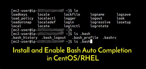 how to install and enable bash auto completion in centos rhel laptrinhx