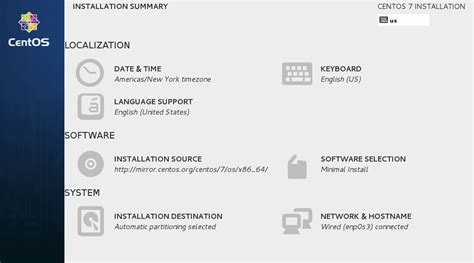 how to install centos 7 via netinstall liberian geek