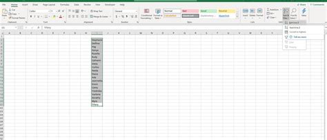 how do you alphabetize in excel
