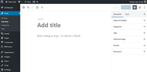 how to use distraction free full screen editor in wordpress