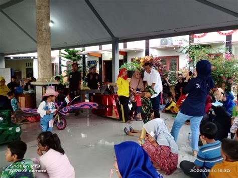 Lomba Sepeda Hias Dalam Rangka Hut Ri Ke 77 Desa Srirande Tingkatkan
