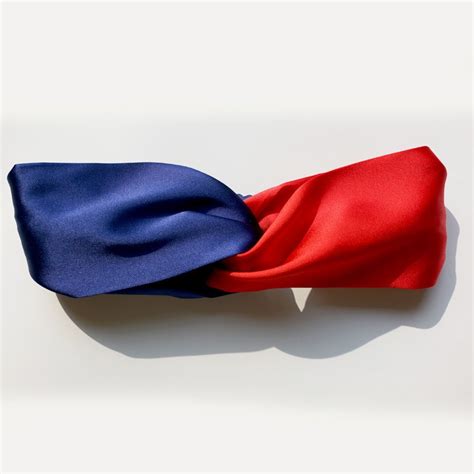 Women Crisscross Silk Satin Headbands Solid Color Elastic Hairband