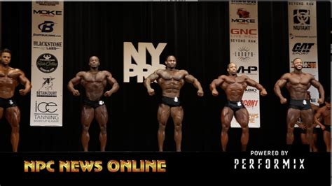 2018 Ifbb Ny Pro Mens Classic Physique Prejudging Video Npc News Online