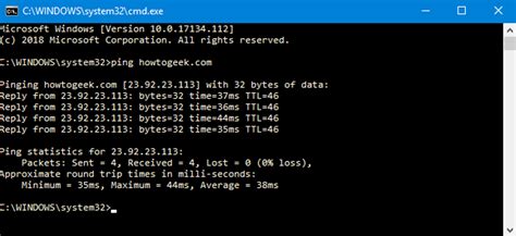 how to use the ping command to test your network