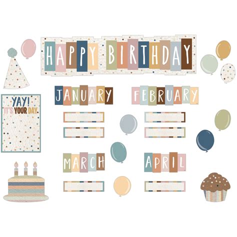 Everyone Is Welcome Happy Birthday Mini Bulletin Board Tcr7123