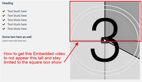 embedded how to show text and video side by side html webpage