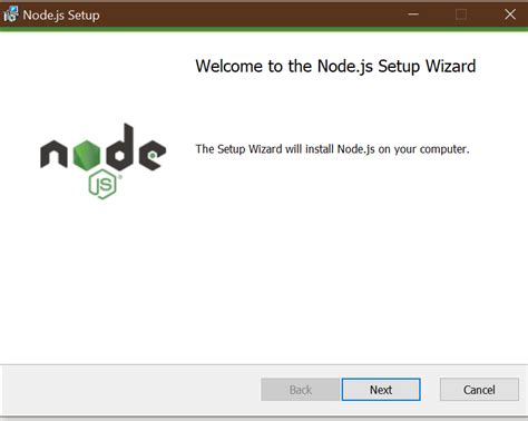 Обновление node js windows