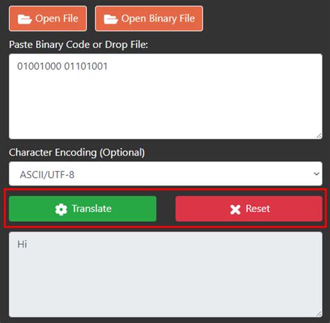 binary translator convert binary to text or ascii or english online