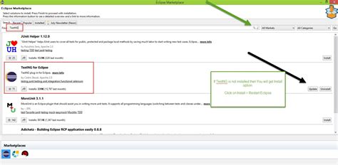 how to install testng in eclipse through marketplace for selenium