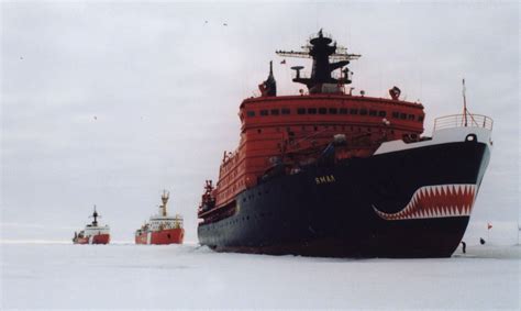 the soviet ship that cuts through ice like a nuclear powered knife