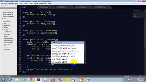 9 validating form inputs in laravel 4 in bangla youtube