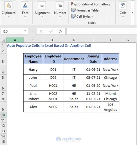how to auto populate cells in excel based on another cell exceldemy