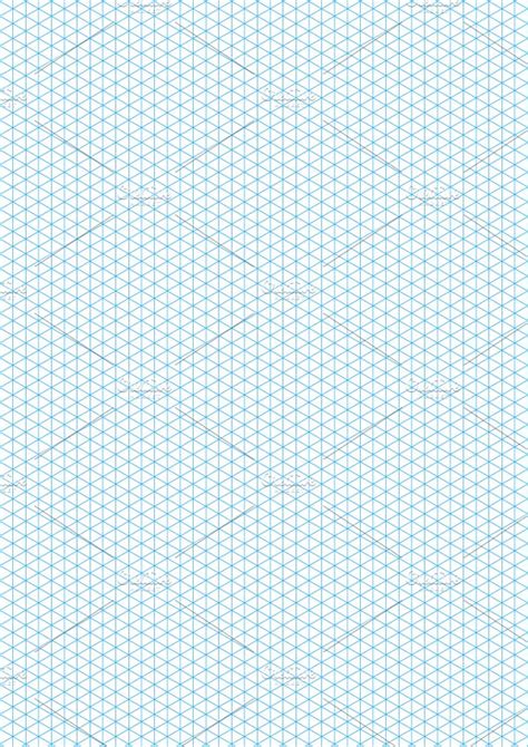 cyan isometric grid on a4 sheet custom designed graphic patterns
