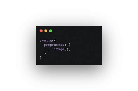 svelte image preprocessor for image optimization built with svelte js