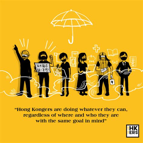 Hong Kongers Are Doing Whatever They Can Regardless Of Where And Who