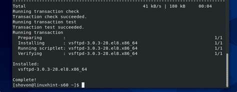 configure ftp server on centos 8