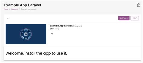 set up a basic app with laravel developer docs