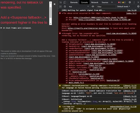 app broken with add a · issue 1191 · i18next react i18next · github