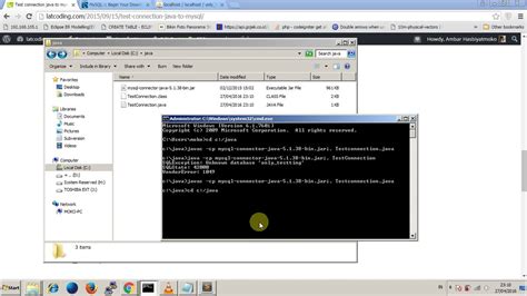 java console how to connect java to mysql from command