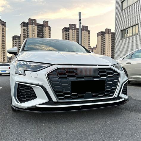 【楽天市場】【sale＆p10倍★12 4 12 11】アウディ A3 8y S3 2021～ フロントスポイラー フロントリップスポイラー