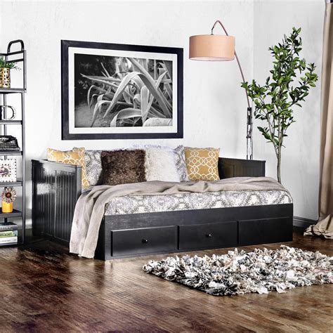Furniture Of America Ophelia Cottage Style Full Size Storage Daybed