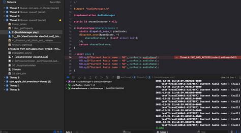 ios objective c crashed for exc bad access when get and set a atomic