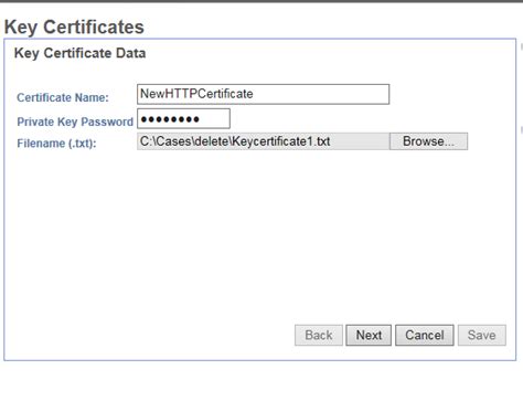 how to update certificates that are expiring for ssp and si for
