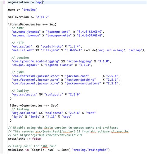 playframework does scala ide has sbt syntax