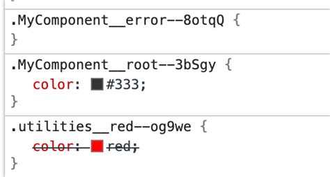webpack specificity issue with composes keyword using