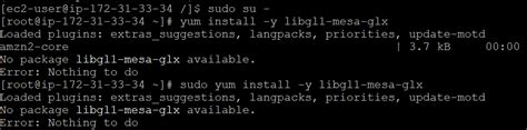 importerror libgl so 1 cannot open shared object file no such file