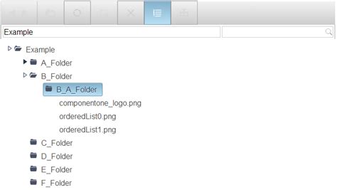 display modes componentone fileexplorer for asp web forms