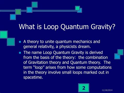 Ppt Loop Quantum Gravity Powerpoint Presentation Free Download Id