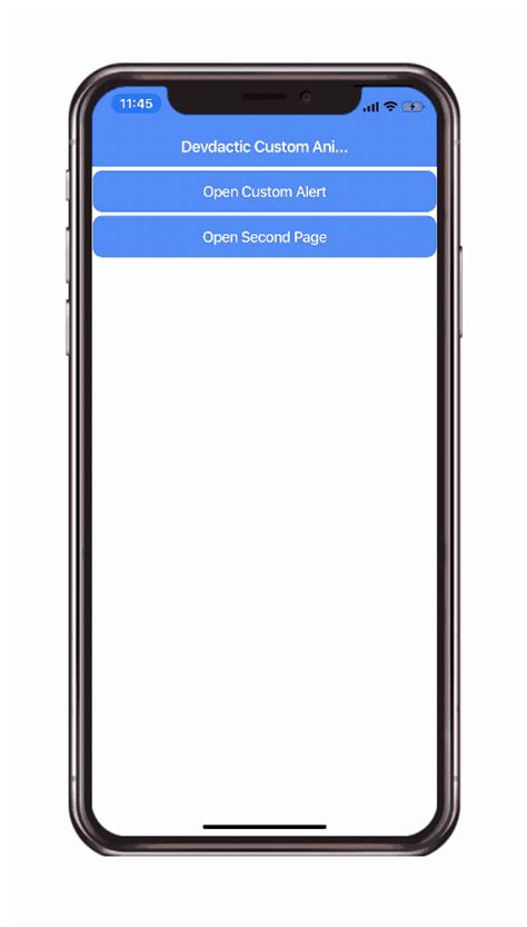 how to create custom ionic 4 animations and transitions devdactic