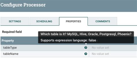 apache nifi processor building a sql ddl schema cloudera