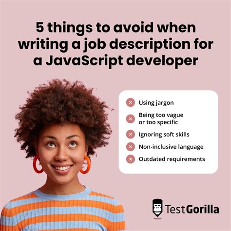how to write an effective javascript developer job description with
