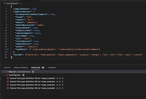 typescript 🚀 error ts2688 cannot find type definition