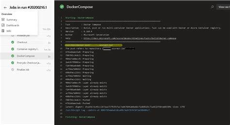 using docker compose in azure devops pipeline coding canvas