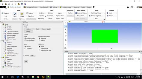 الجزء الاول من شرح برنامج ال ansys fluent setup solver youtube