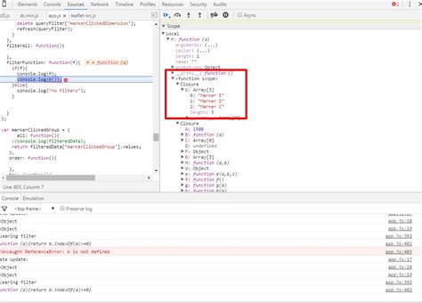 javascript serverside crossfilter replicate