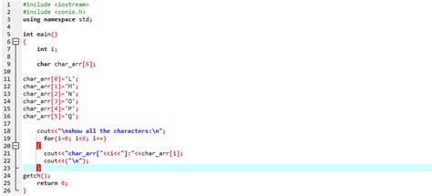 c return char array from function