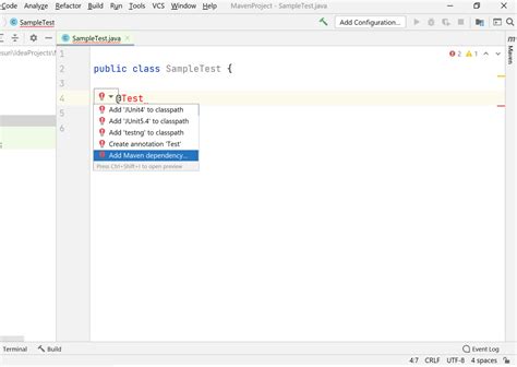 enable testng in intellij ide
