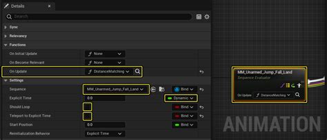 distance matching in unreal engine unreal engine documentation