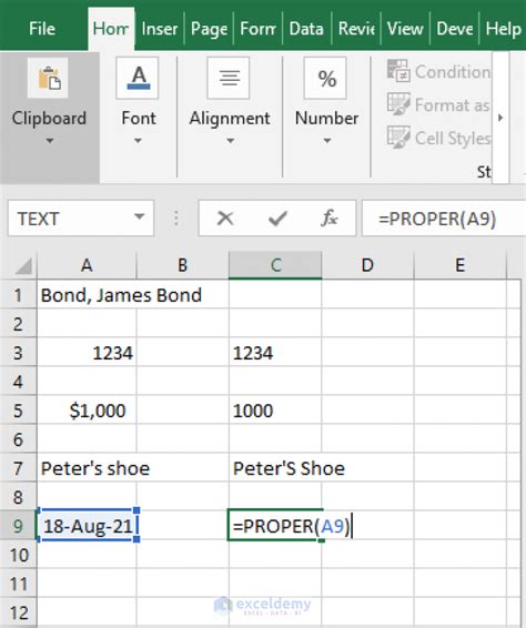 how to use proper function in excel 2 examples exceldemy
