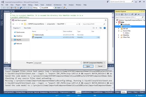 creating and referencing custom esp idf components visualgdb tutorials