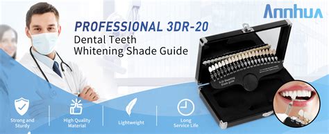 Dental Teeth Shade Guide Professional Porcelain 3d R 20 Whitening